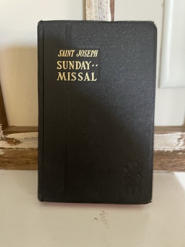Blue 1957 Saint Joseph Continuous Sunday Missal Catholic Prayer Book ...
