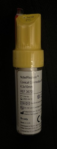 Nobel Replace Conical Connection RP 4.3x10mm | eBay