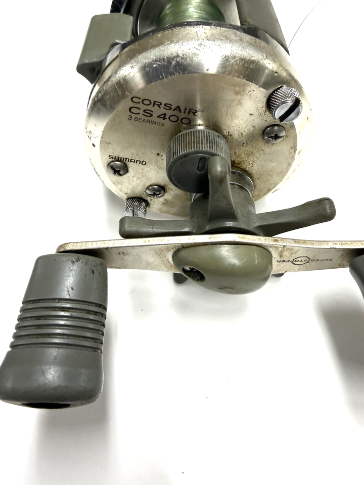 Shimano Corsair CS 400 Level Wind Casting Fishing Reel Super Stopper 3 ...