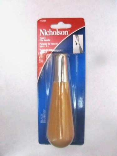 Nicholson Wooden File Handle Type E #21528N Size 0 NEW 37103221537 | eBay