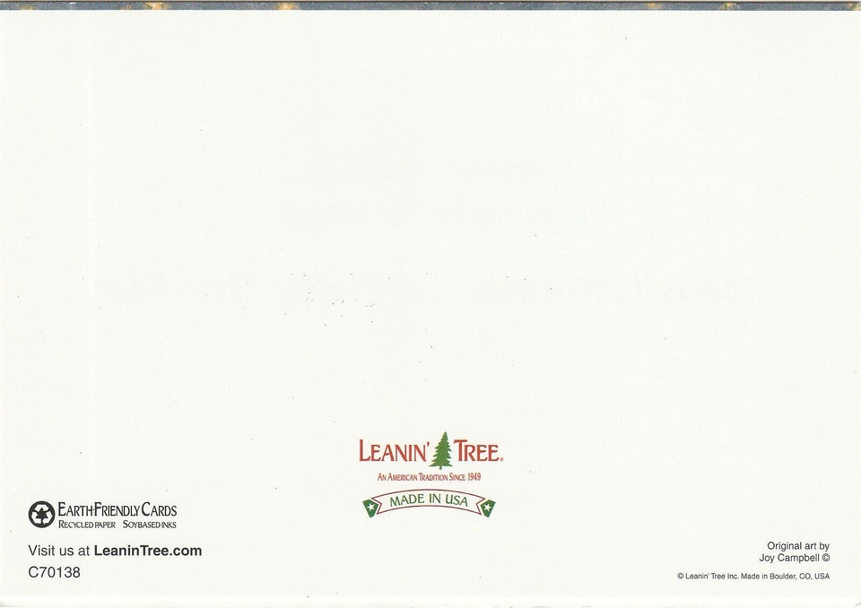 Leanin' Tree Christmas Card - Elk w/Lights Antlers Joy Campbell Art ...