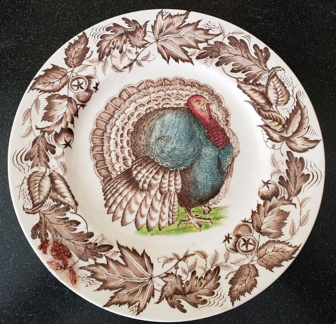 Thanksgiving Turkey Dinner Plate