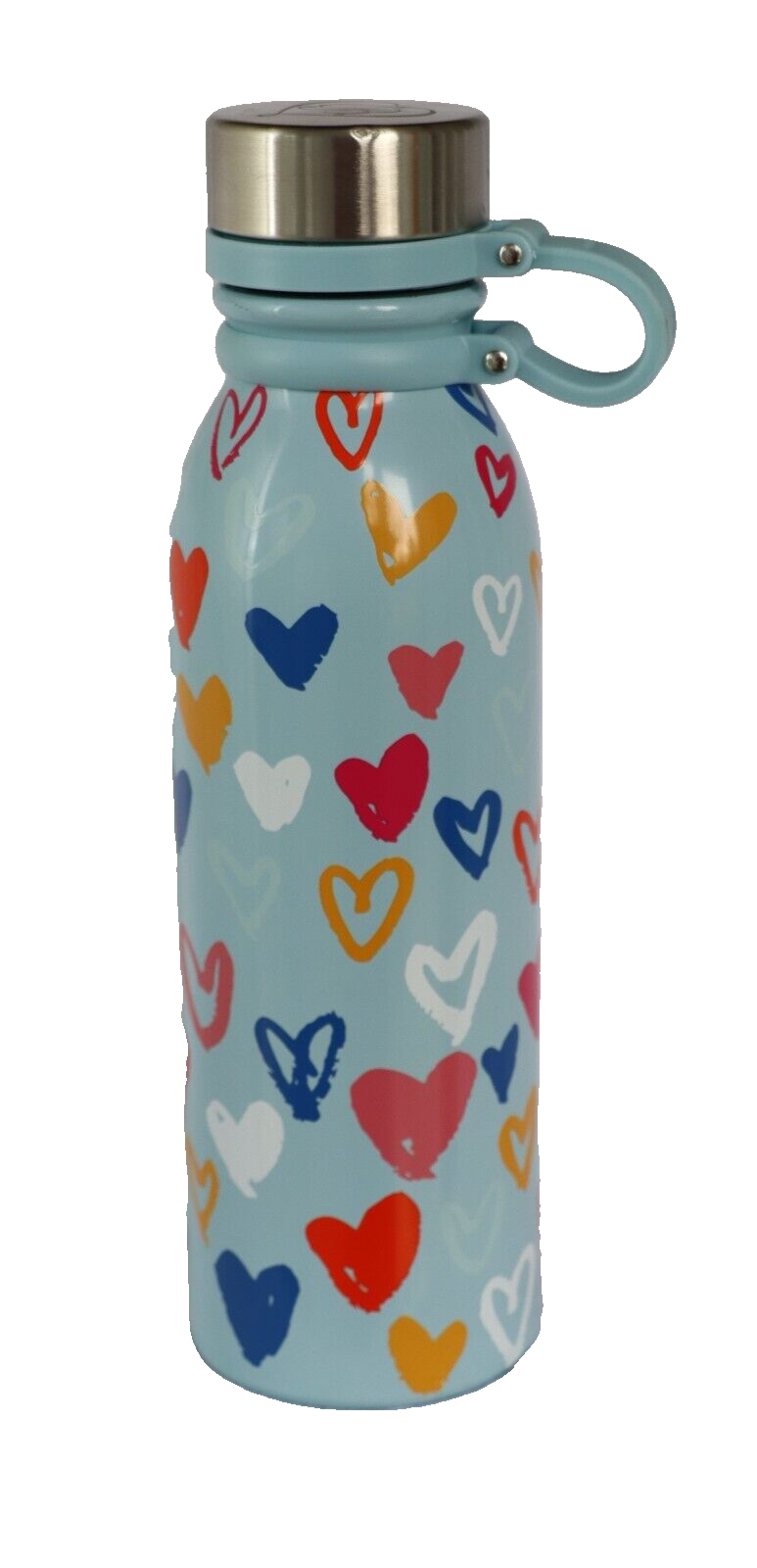 BRIGHTON Color Of Love Stainless Steel Water Bottle Blue Heart MSRP $60 ...