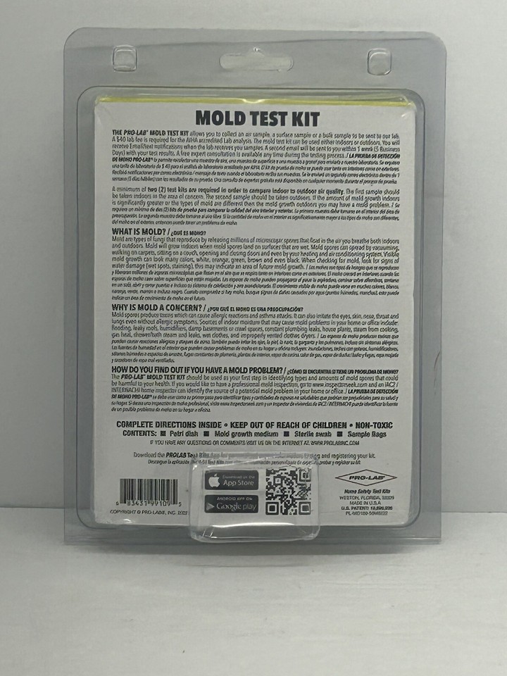 Pro-Lab Mold Test Kit - #MO109 - Home -Accurate -Detects Toxic Black ...