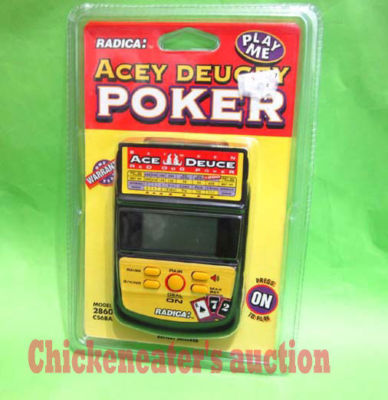 *BRAND NEW* RADICA ELECTRONIC HANDHELD CARD GAME ACEY DEUCEY POKER ...