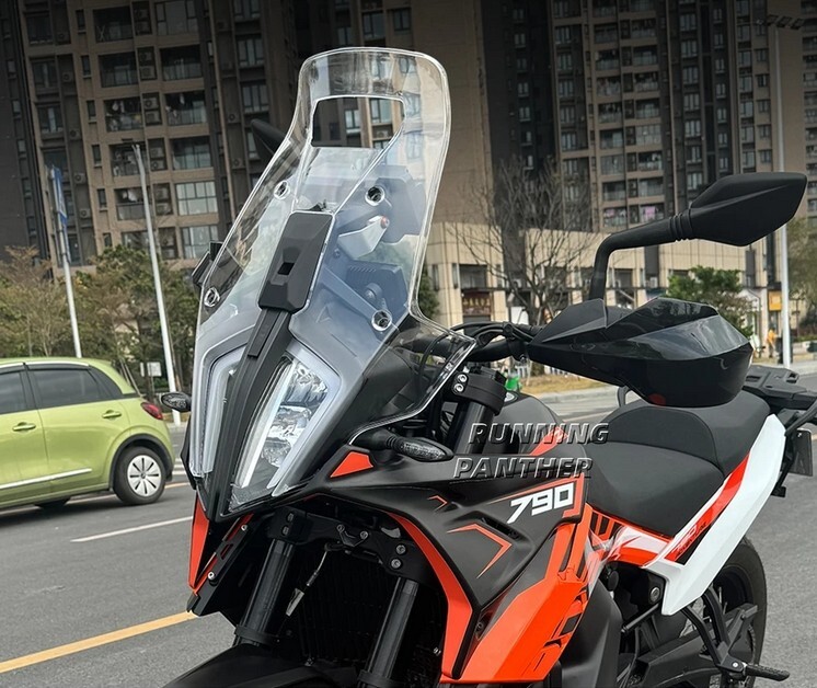 For 390 790 890 ADV Adventure New Windshield Wind Deflector Windscreen ...