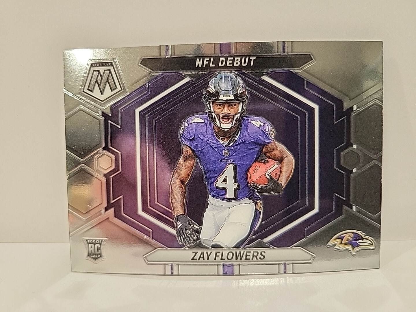 🔥 Zay Flowers Rookie Card 2023 Mosaic NFL Debut Card #ND-18 Baltimore ...
