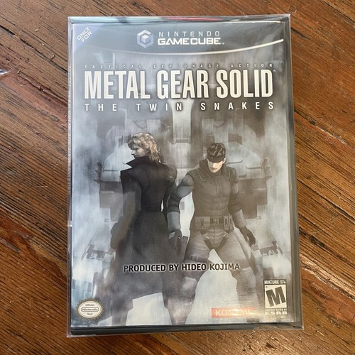 Metal Gear Solid Twin Snakes Nintendo GameCube CIB + Manual & 2 Discs ...