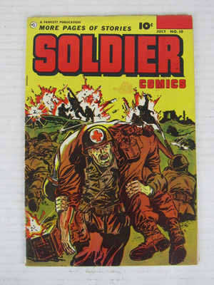 Soldier Comics #10 (1953) Golden Age Fawcett Nice VG/FN 5.0-5.5 NY589 ...