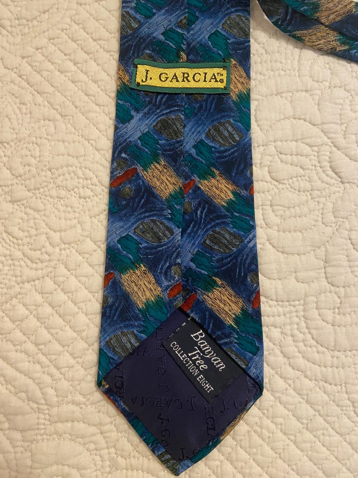 Jerry Garcia Banyan Tree Collection Silk Tie - Gem