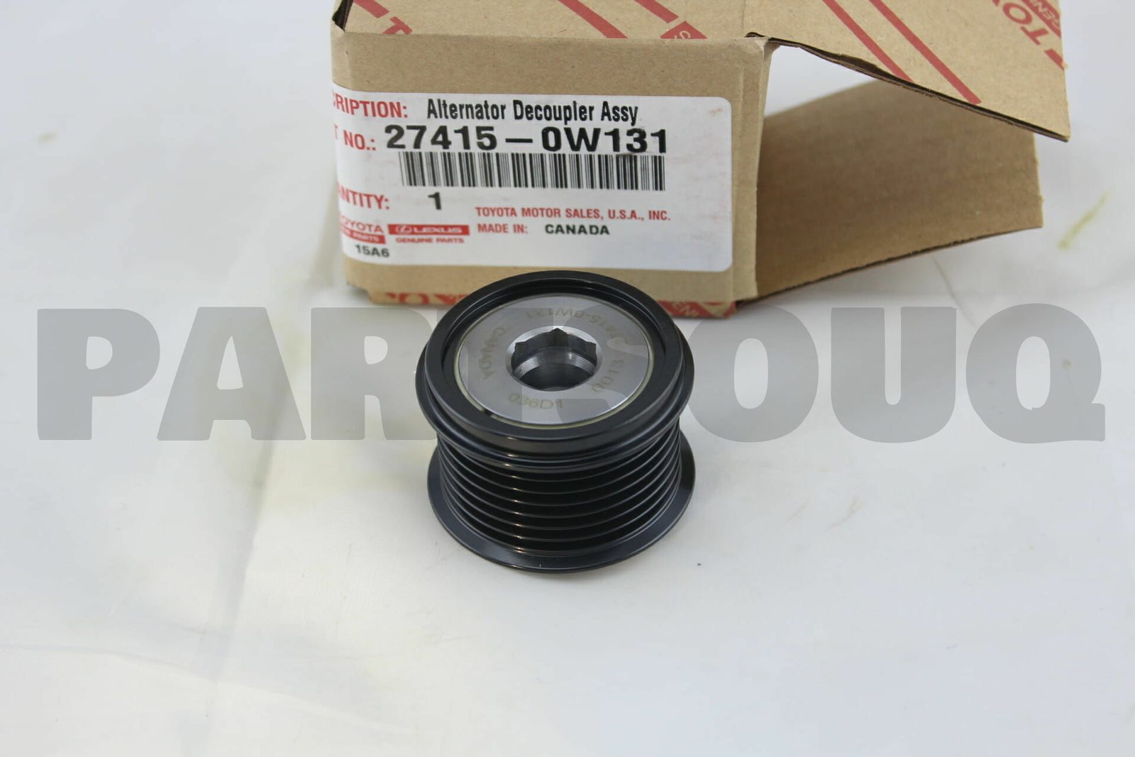 274150W131 Genuine Toyota PULLEY, ALTERNATOR W/CLUTCH 27415-0W131 | eBay