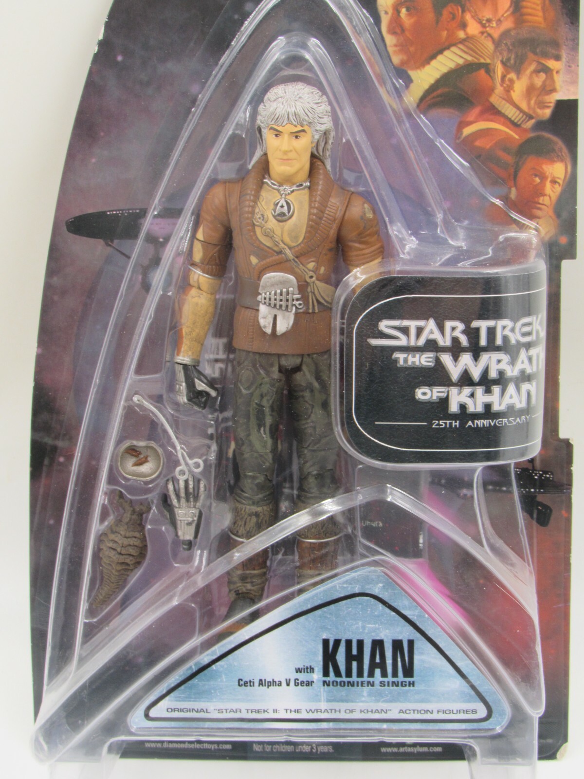 Diamond Select Star Trek Wrath of Khan 25th Captain Terrell Figure for ...
