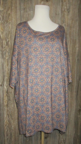 LULAROE Womens Size 3XL high low print tunic top | eBay
