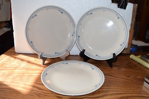 Corelle Country Violets Set of 3 DINNER PLATES | eBay