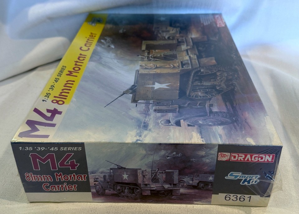 1:35 Dragon Models Armor M4 81mm Mortar Carrier Detailed Plastic Model ...