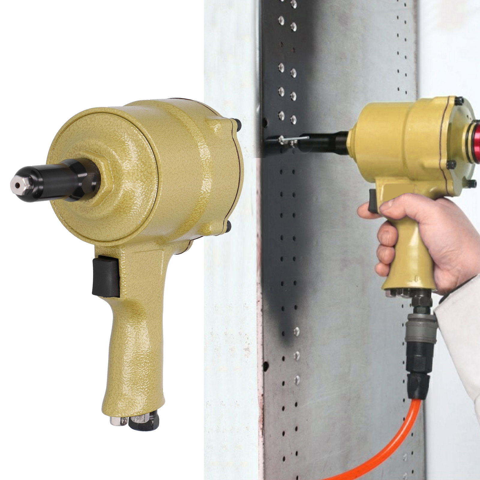 Pneumatic Air Riveter Riveting Pull Pliers Gun Pulling Rivets Puller 2. ...