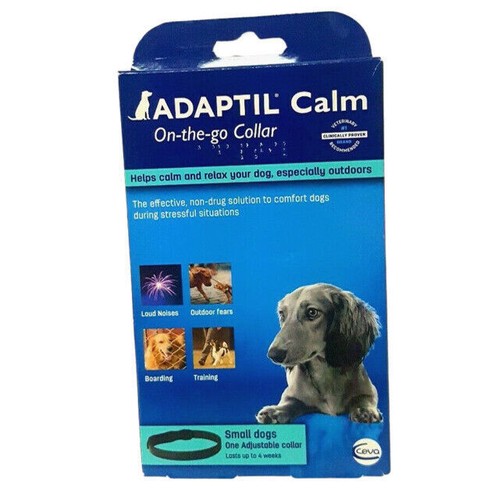 Adaptil Calm On-the-Go Pheromone Collar - Black, Small 899484001685 | eBay