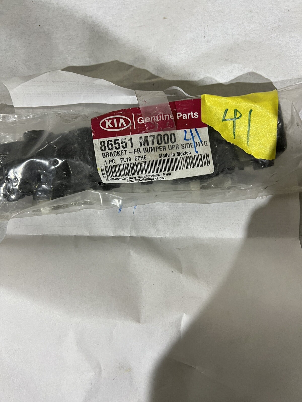 OEM Genuine Kia Front Bumper Side Bracket 19 Forte 86551-m7000 for sale ...
