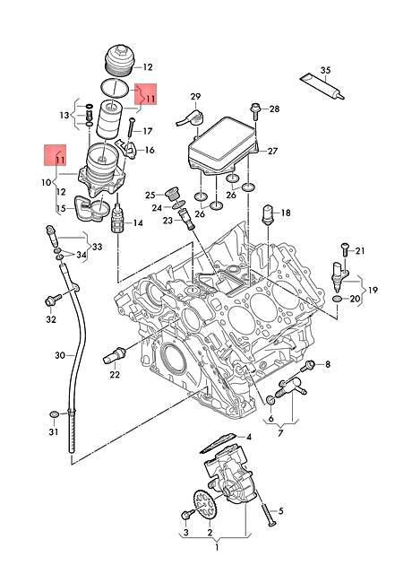 VAG 06M198405F - Cross reference oil filters