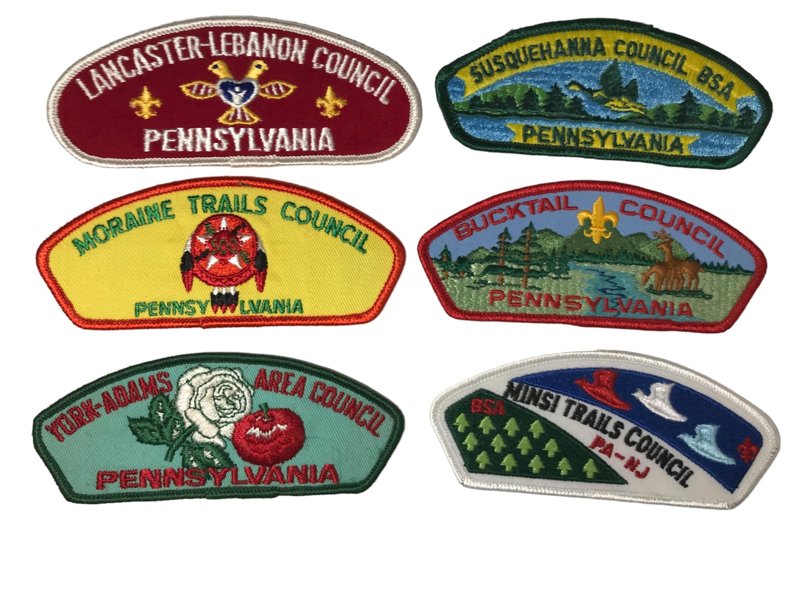 Lot of Pennsylvania Councils 1/2 Dozen BSA CSPs Mint CSP (BHP2084) | eBay