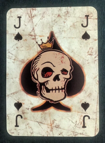 Rivers Edge Products Voodoo Hex Playing Card Jack Spades | eBay