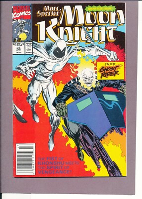Moon Knight 25 w Ghost Rider NM 9.4 Newsstand | eBay