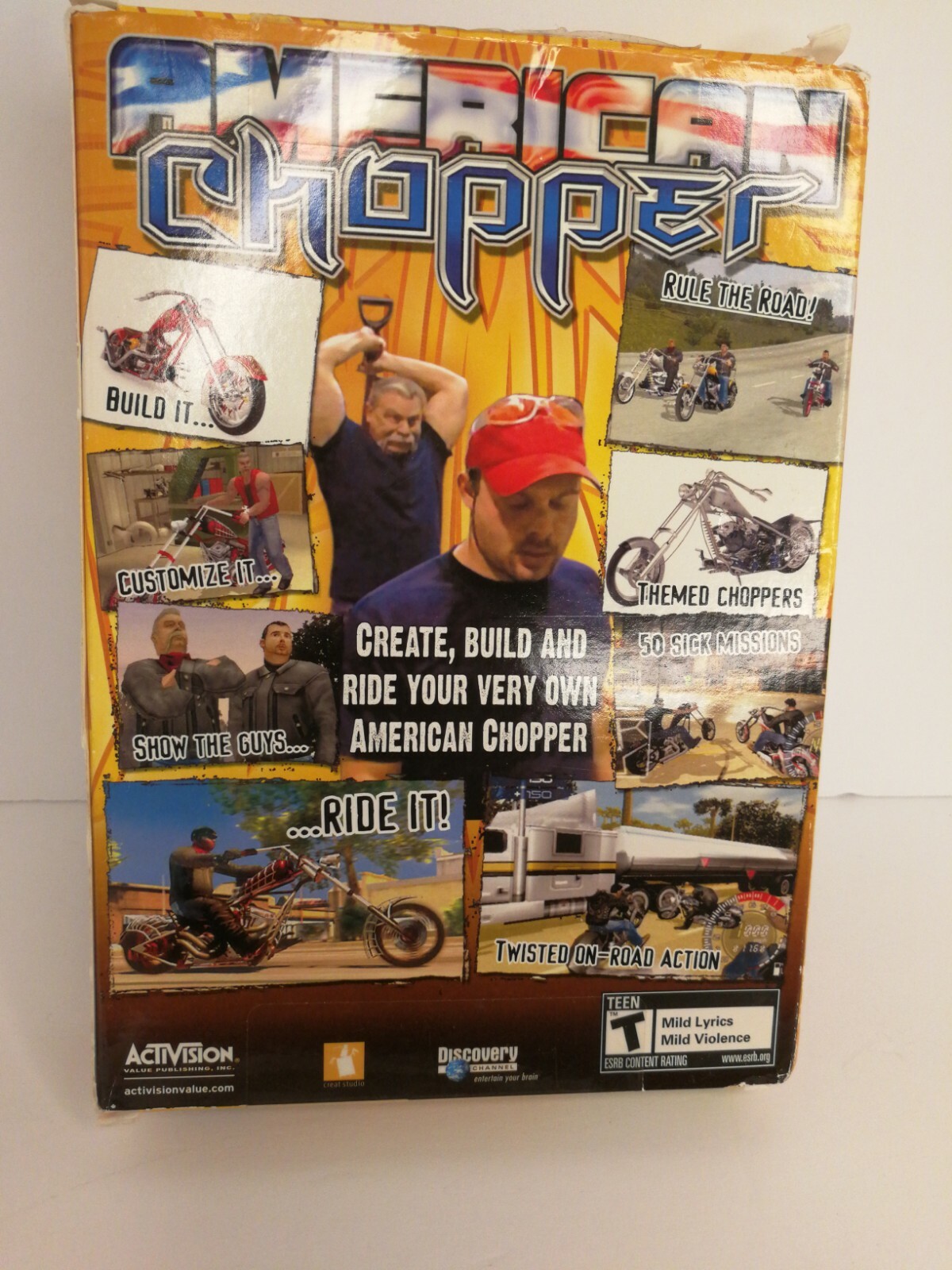 American Chopper PC CD- Rom, Rated T for Teen, 4 disc set Teutul 2004 ...
