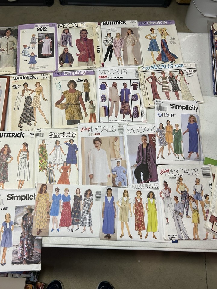 Vintage Sewing Patterns 1970-1980 McCall’s Simplicity Butterick 175 ...