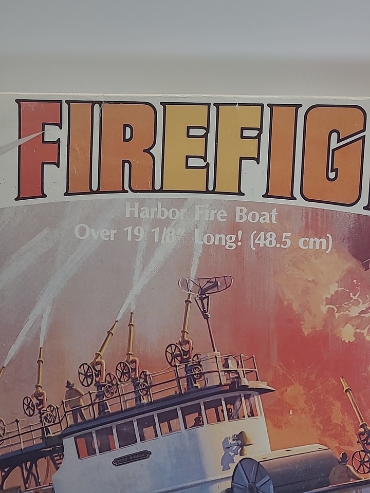 Revell the Firefighter Harbor Fire Boat Model Kit Vintage 1994 | eBay