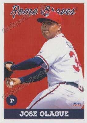 2019 Rome Braves Jose Olague RC Rookie Atlanta MEX | eBay