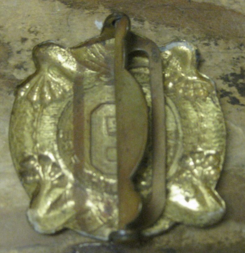 Vintage US Army 9th Infantry Manchu Keep Up The Fire Buckle | eBay