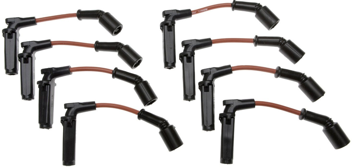 9748RR ACDelco GM Spark Plug Wire Set 8PCS For Chevrolet Cadillac Buick ...