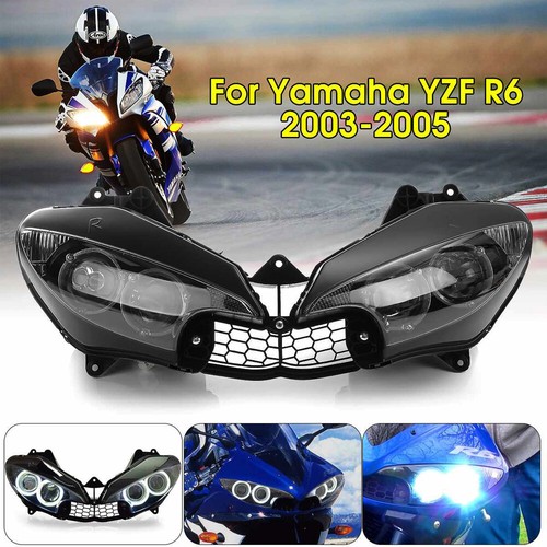 Headlight For Yamaha YZF R6 2003-2005 Front Headlamp Assembly YZF R6S ...