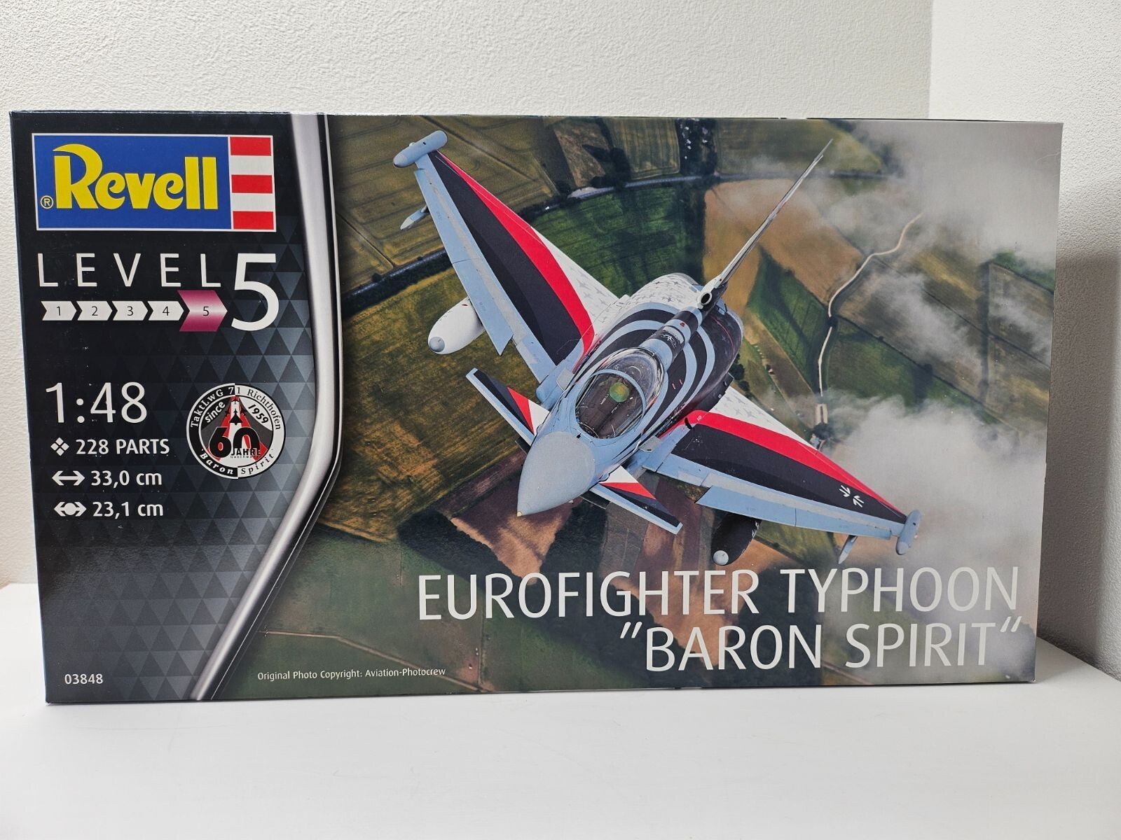1/48 Eurofighter Typhoon "Baron Spirit" Plastic model [German level ...