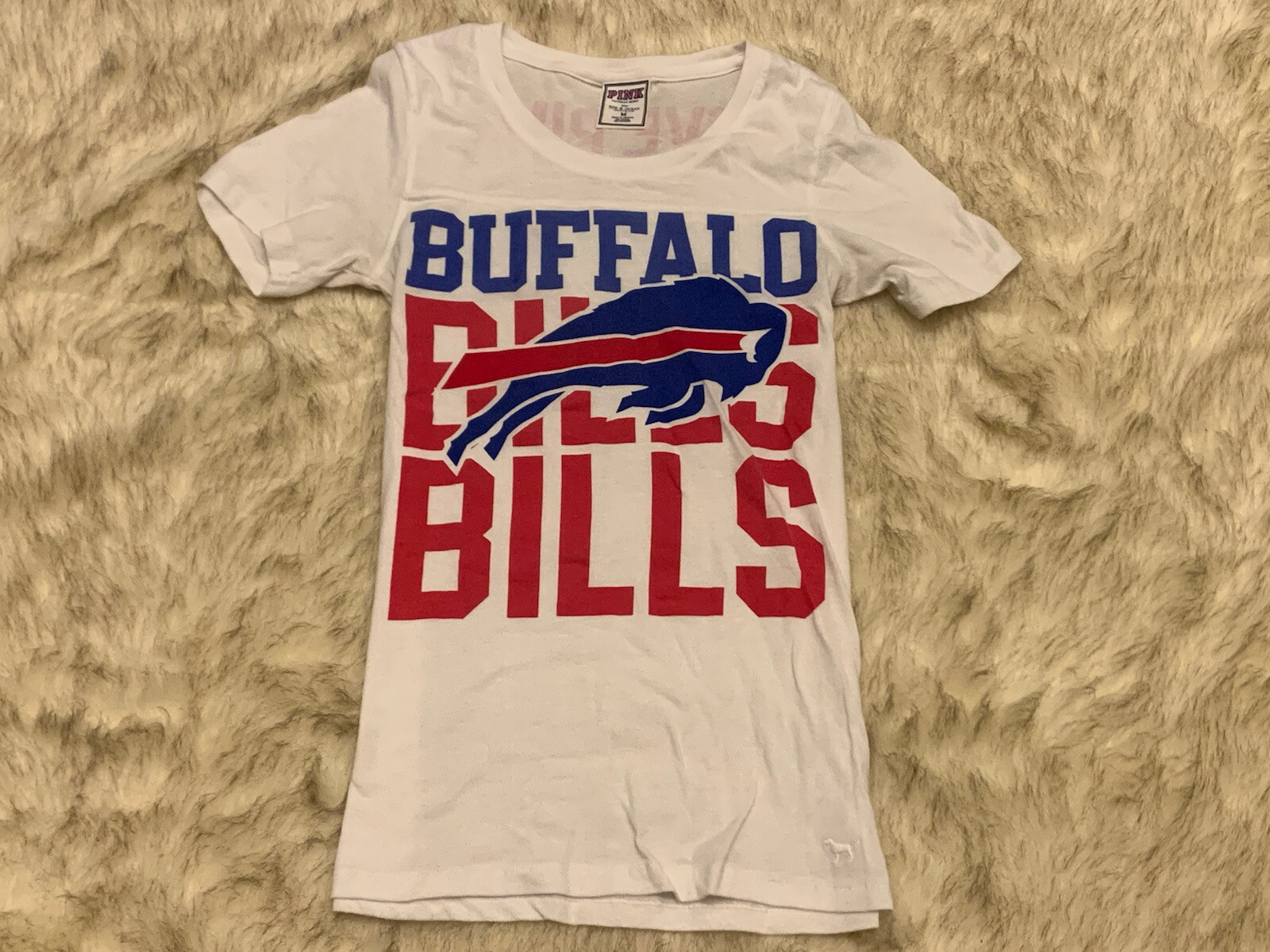 RARE Victoria’s Secret PINK Buffalo Bills Logo White … - Gem