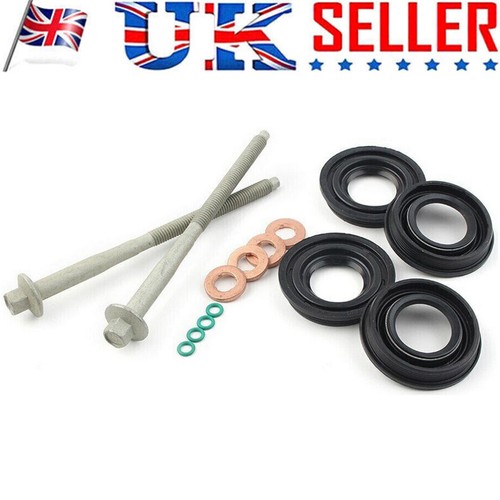 For FORD TRANSIT MK7 2.2 TDCi INJECTOR SEALS BOLTS+ ROCKER COVER GASKET ...