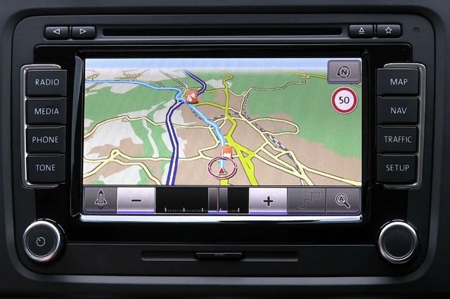 VW Volkswagen Navigation GPS Touch Screen Satellite Radio Rns-510 3c0 ...