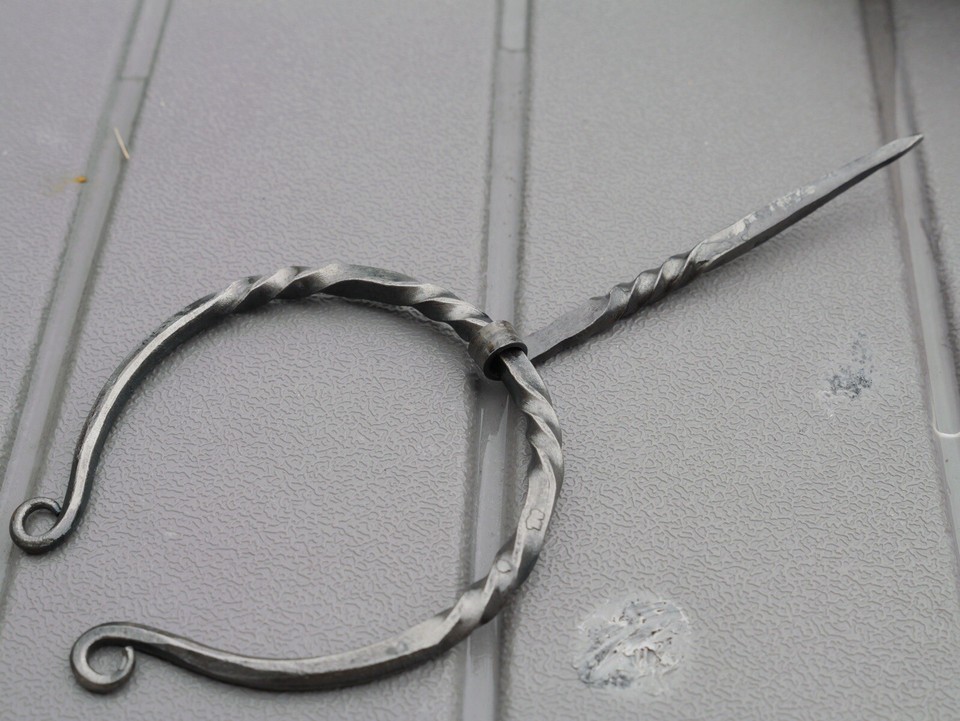 Medieval Cloak Pin Brooch Iron Hand Forged 3inches Heavy Duty ...