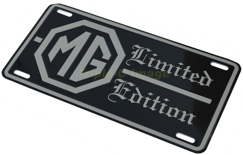 MG MGB Limited Edition - license plate in embossed aluminium 12"x 6 ...