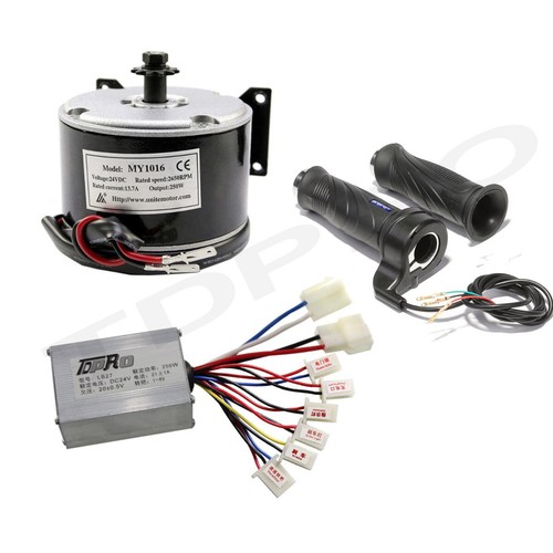 24V 250W Electric Motor Controller Throttle For Scooter Bicycle ATV ...