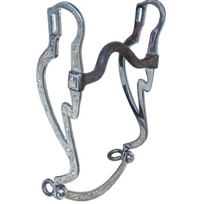 Vintage Norm Vogt Sterling Silver Stainless Steel Shank Low Curb ...