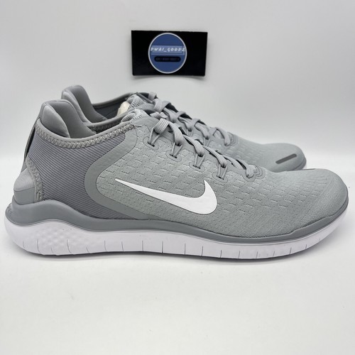 Nike Free RN 2018 Running Shoes Wolf Grey Men's Size 9.5 942836-003 ...