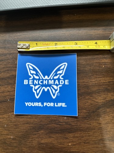Benchmade Knife Knives Youre For Life Blue Sticker /Decal Approx 3” | eBay
