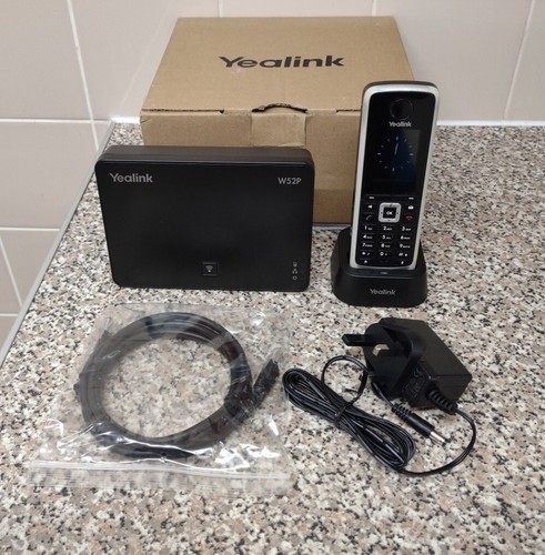 Yealink Cordless DECT phone asterisk freepbx base handset base W52P ...
