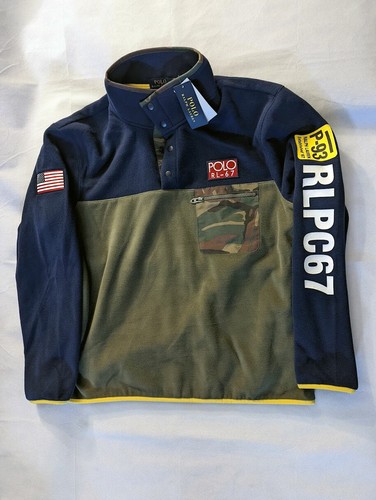 LIMITED MEN'S POLO RALPH LAUREN USA RLPC RL-67 P93 FLEECE JACKET ...