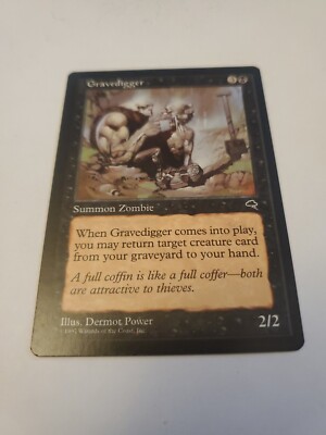 MTG Gravedigger Tempest Regular Common | eBay