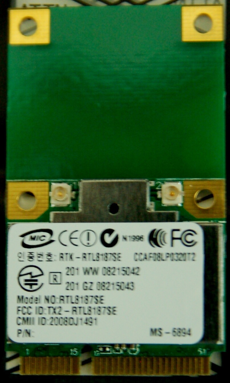 MSI U90/U100 MS-N011 802.11 b/g PCI-E Wireless Network Card MS-6894 ...