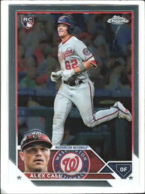 2023 Topps Chrome Alex Call RC ROOKIE CARD #187 Nationals | eBay