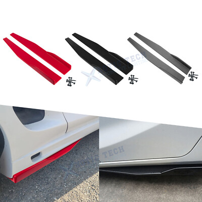 Car Side Skirts Rocker Splitters Diffusers Winglet Wings Extension ...