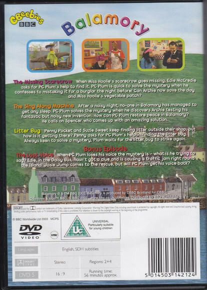Balamory - CBeebies BBC DVDs ------ UK Region 2 ----- (select dvd from ...